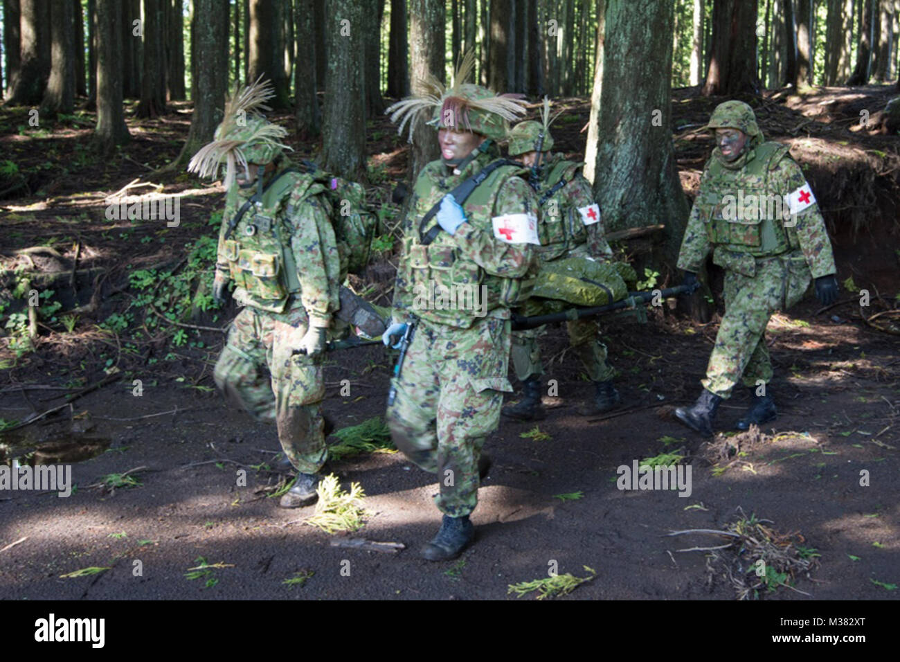 JGSDF forces train in tactical combat casualty care procedure during ...