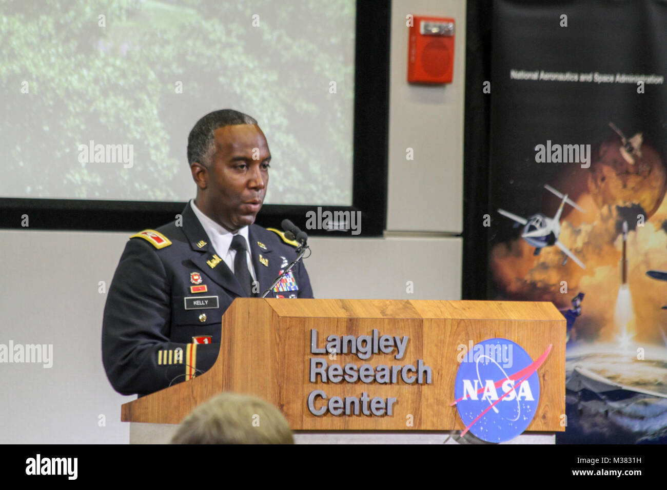 HAMPTON, Va. – Col. Jason Kelly, Norfolk District commander gives ...