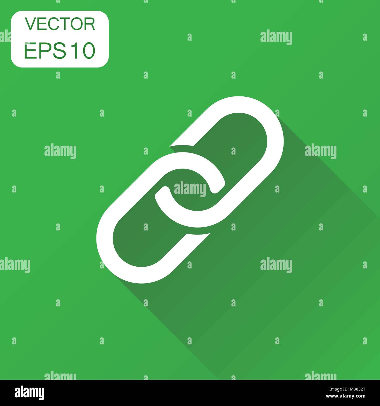 Chain connection icon. Business concept chain pictogram. Vector ...