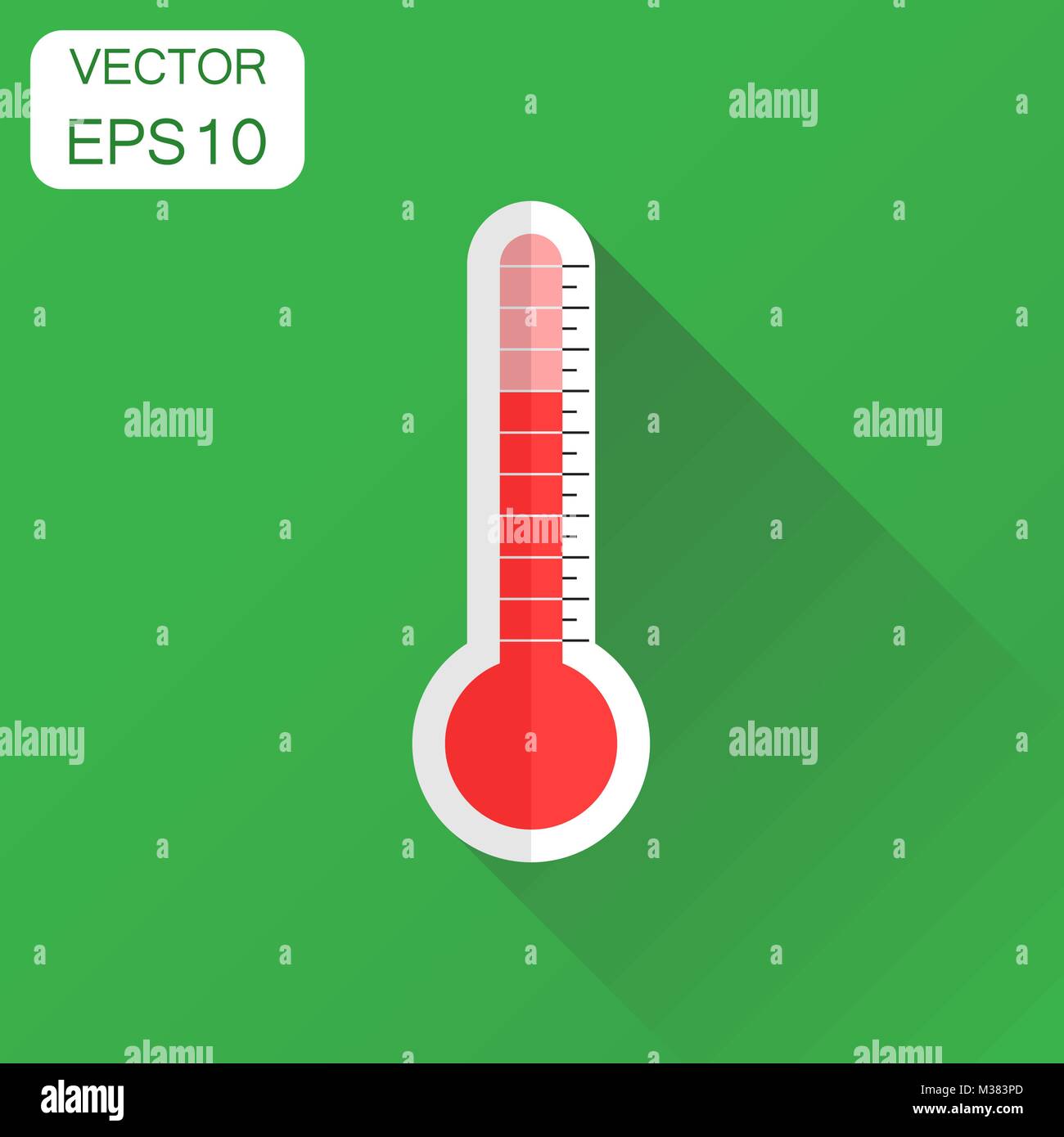 Thermometer icon. Business concept goal pictogram. Vector illustration ...