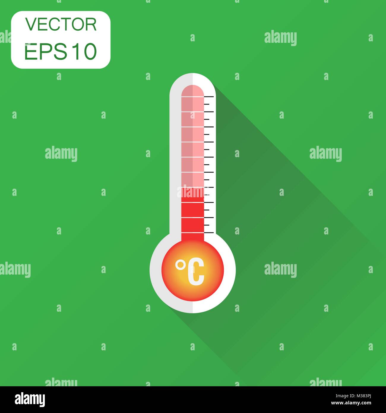Thermometer icon. Business concept goal pictogram. Vector illustration ...
