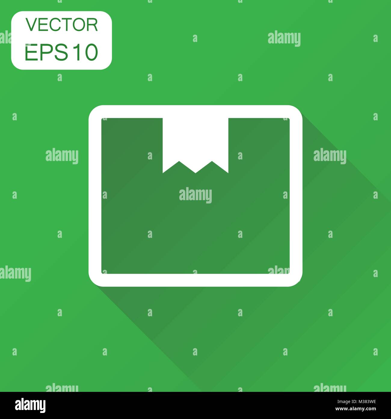 Closed box icon. Business concept shipping pack pictogram. Vector ...