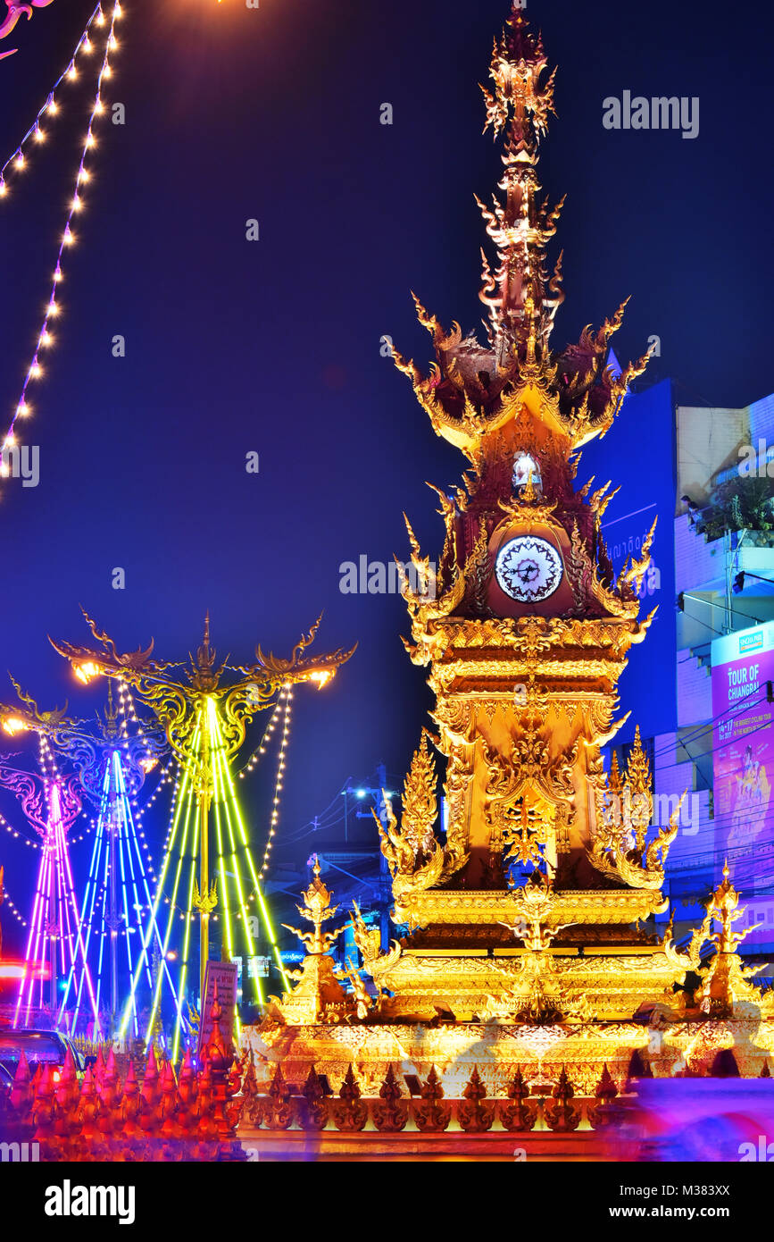 Clock tower in chiang rai hi-res stock photography and images - Alamy