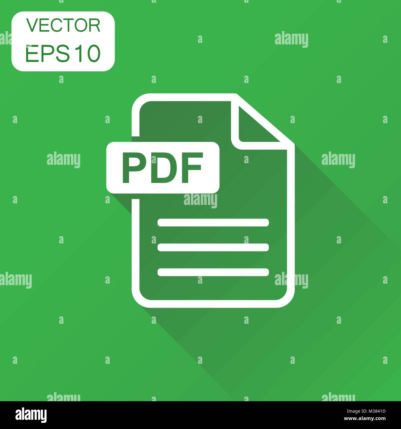 PDF format download icon. Business concept pdf pictogram. Vector ...