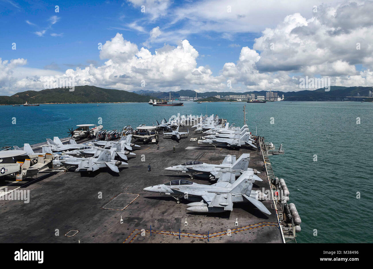 Uss Ronald Reagan Makes Port Visit In Hong Kong During Deployment By