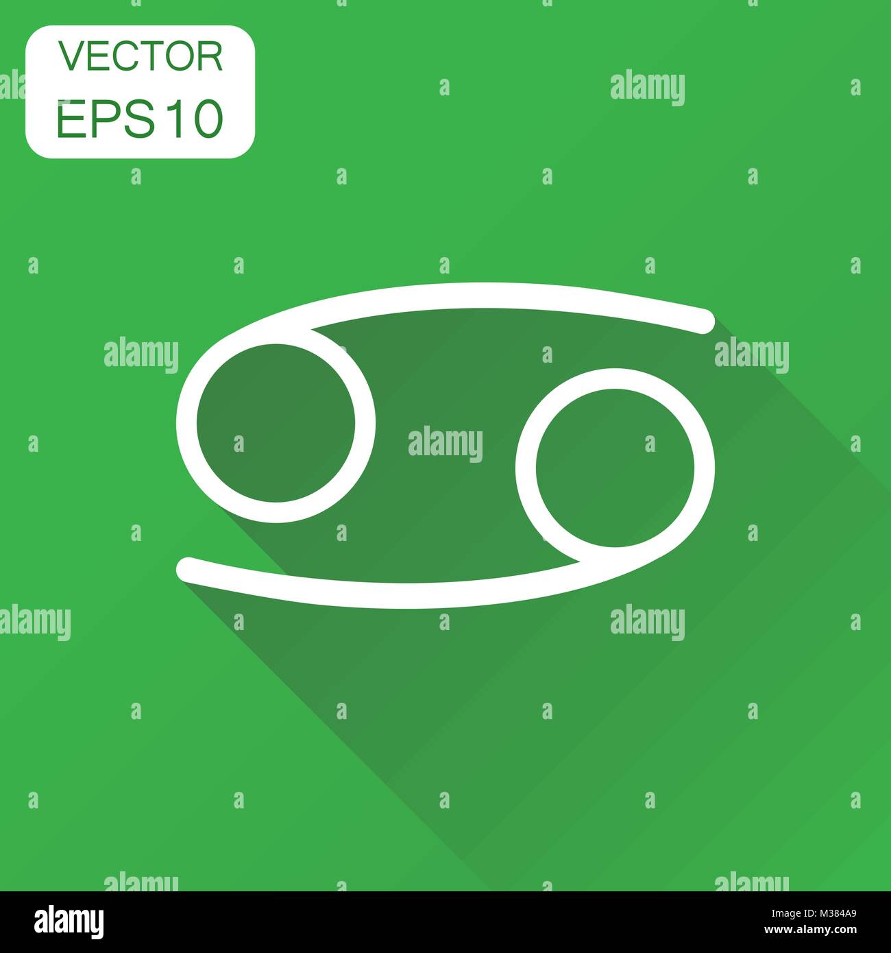 Cancer zodiac sign icon. Business concept astrology cancer pictogram ...