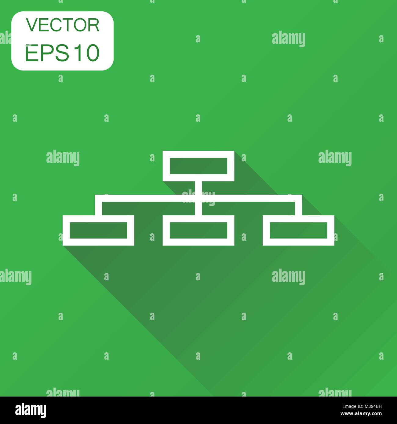 Structure chart icon. Business concept diagram pictogram. Vector ...