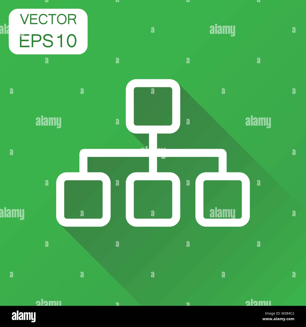 Structure chart icon. Business concept diagram pictogram. Vector ...