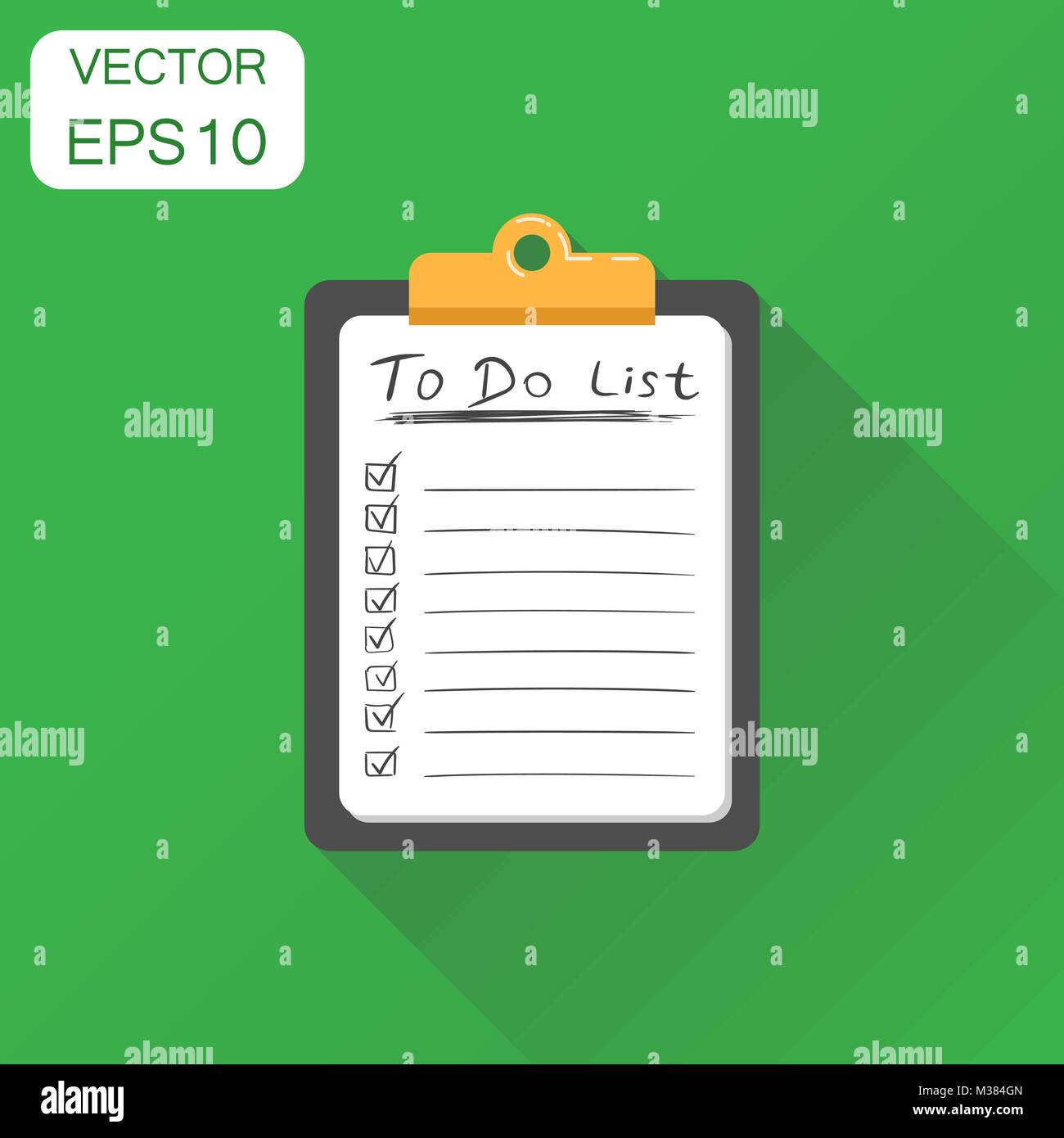 To do list notepad icon. Business concept task notebook pictogram ...