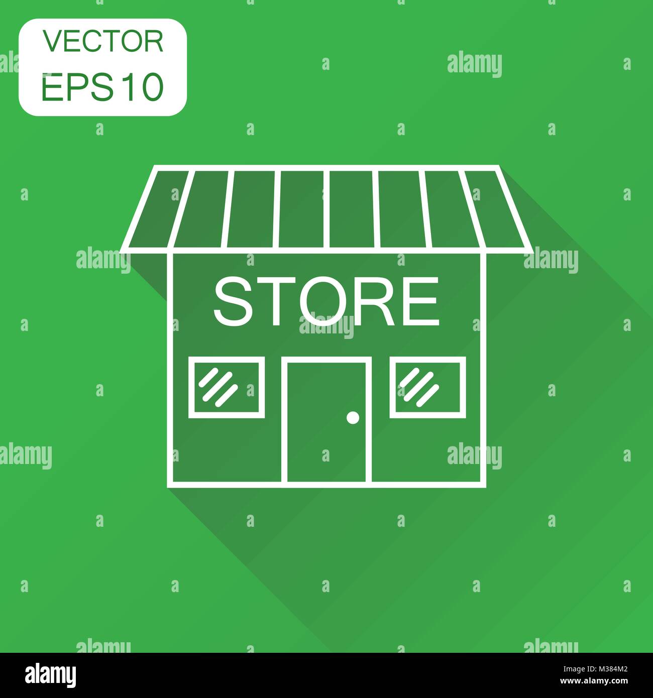 Store icon. Business concept market store pictogram. Vector ...