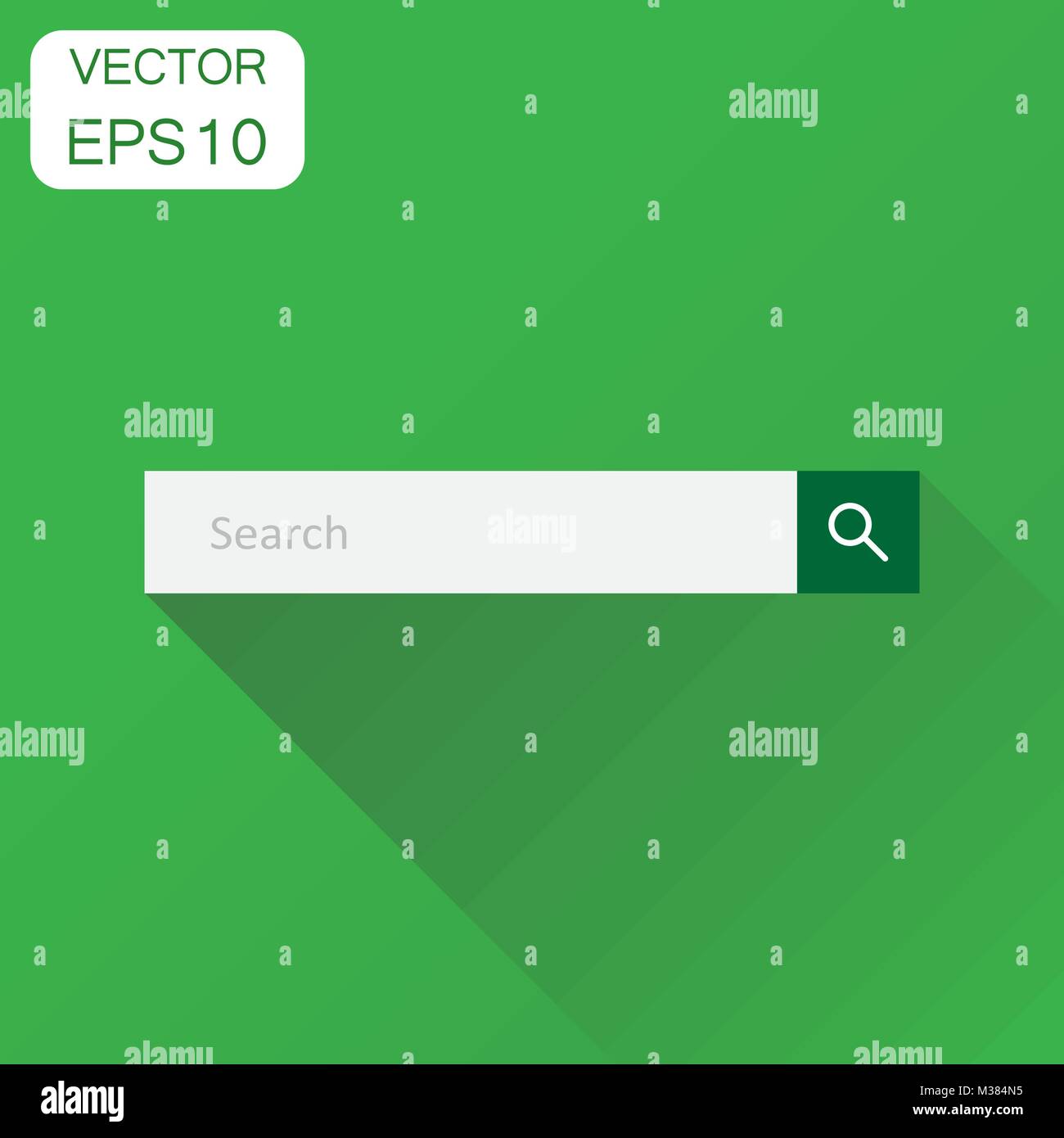 Search bar field icon. Business concept interface element with search ...