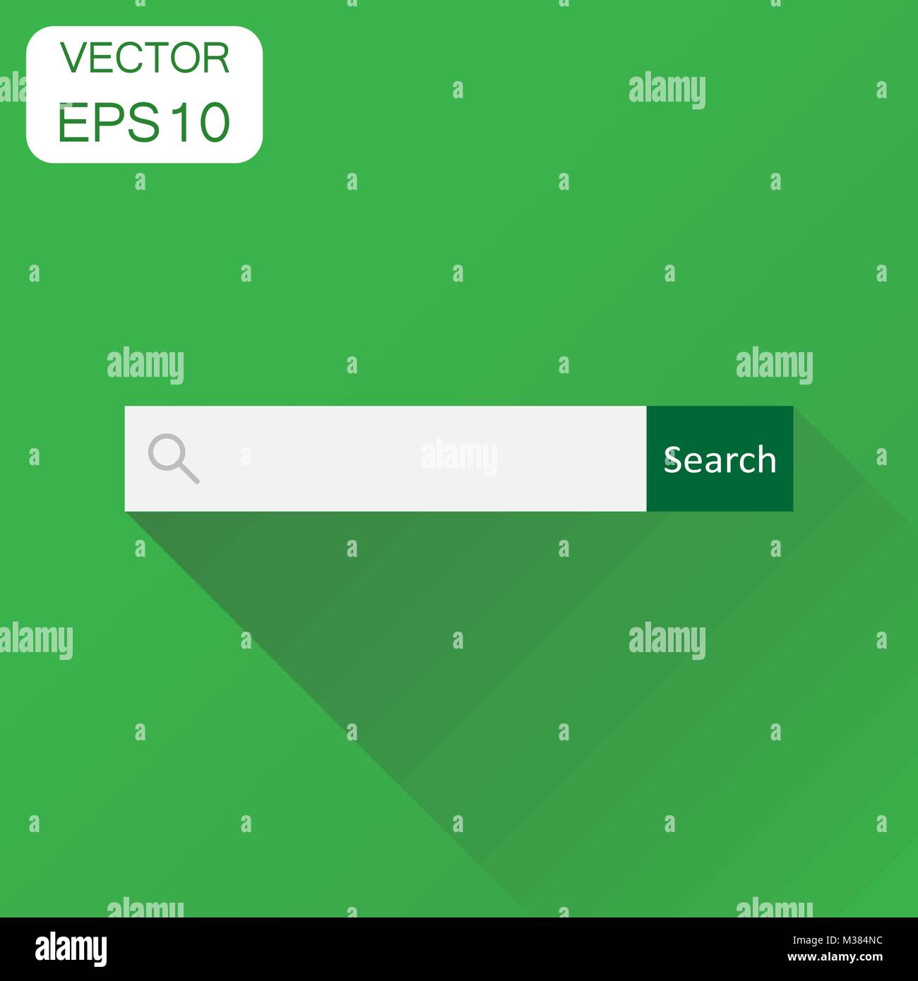 Search bar field icon. Business concept interface element with search ...