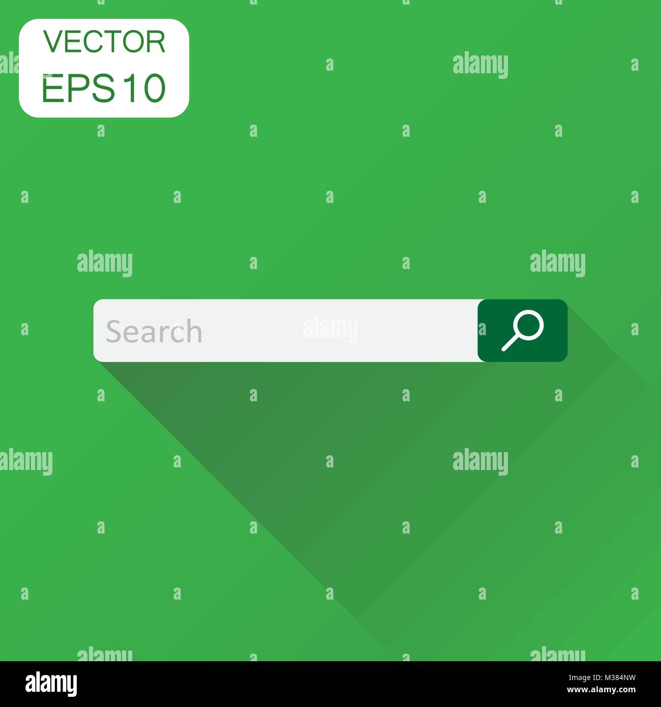 Search bar field icon. Business concept interface element with search ...