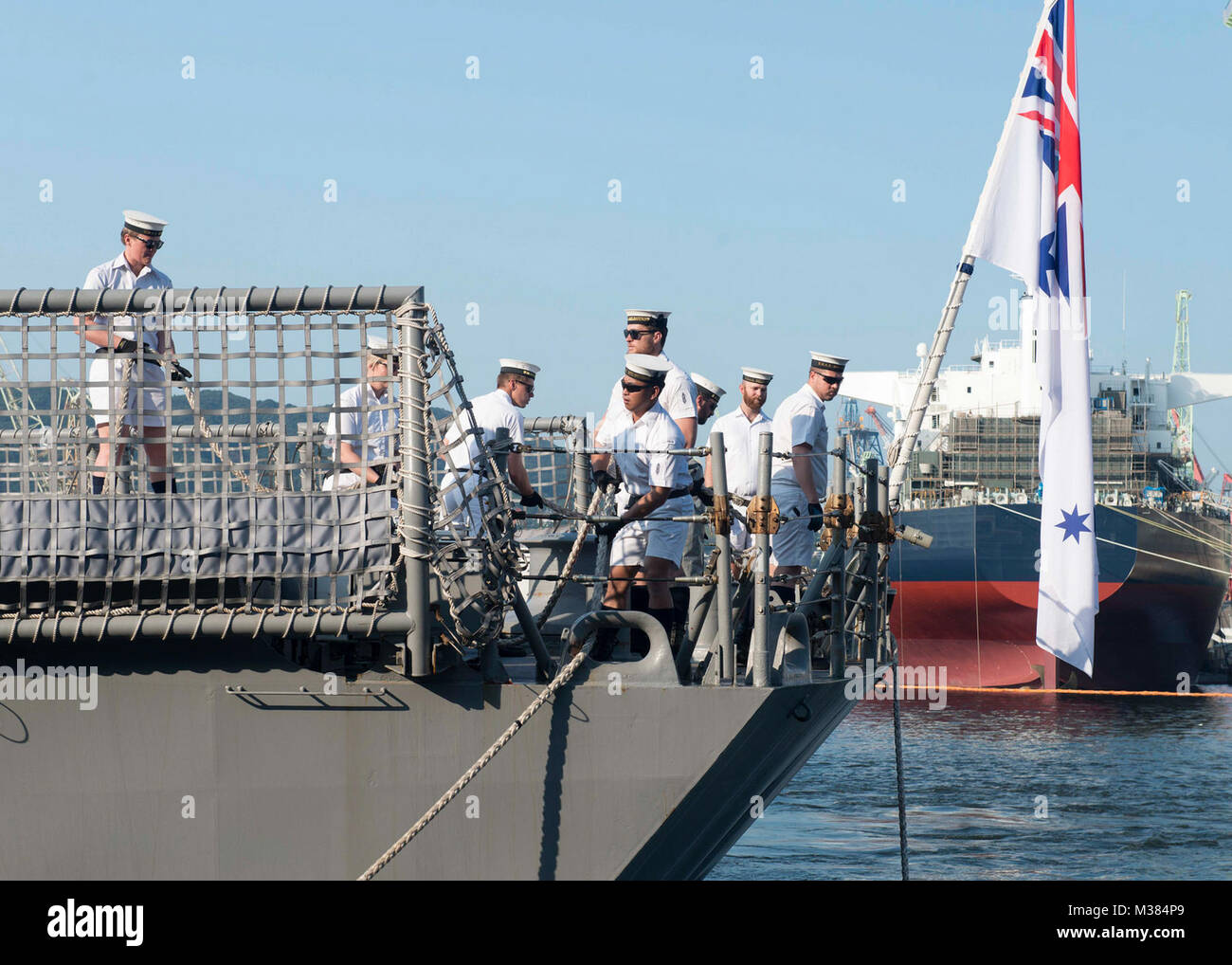 Royal Australian Navy HMAS Melbourne makes a port visit to U.S. Fleet ...
