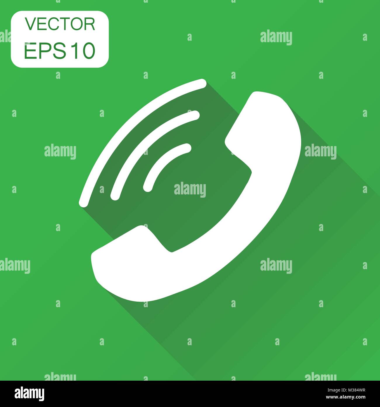 Phone icon. Business concept contact, support service sign pictogram ...