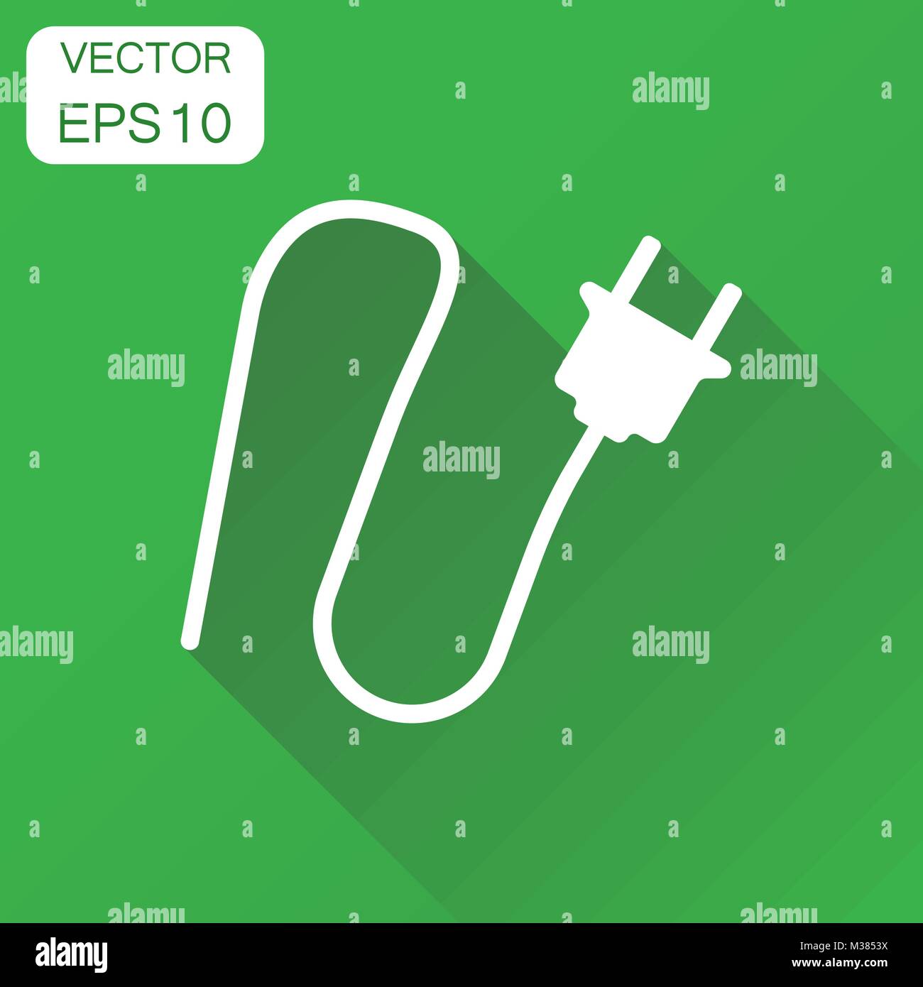 Electric plug icon. Business concept power plug pictogram. Vector ...