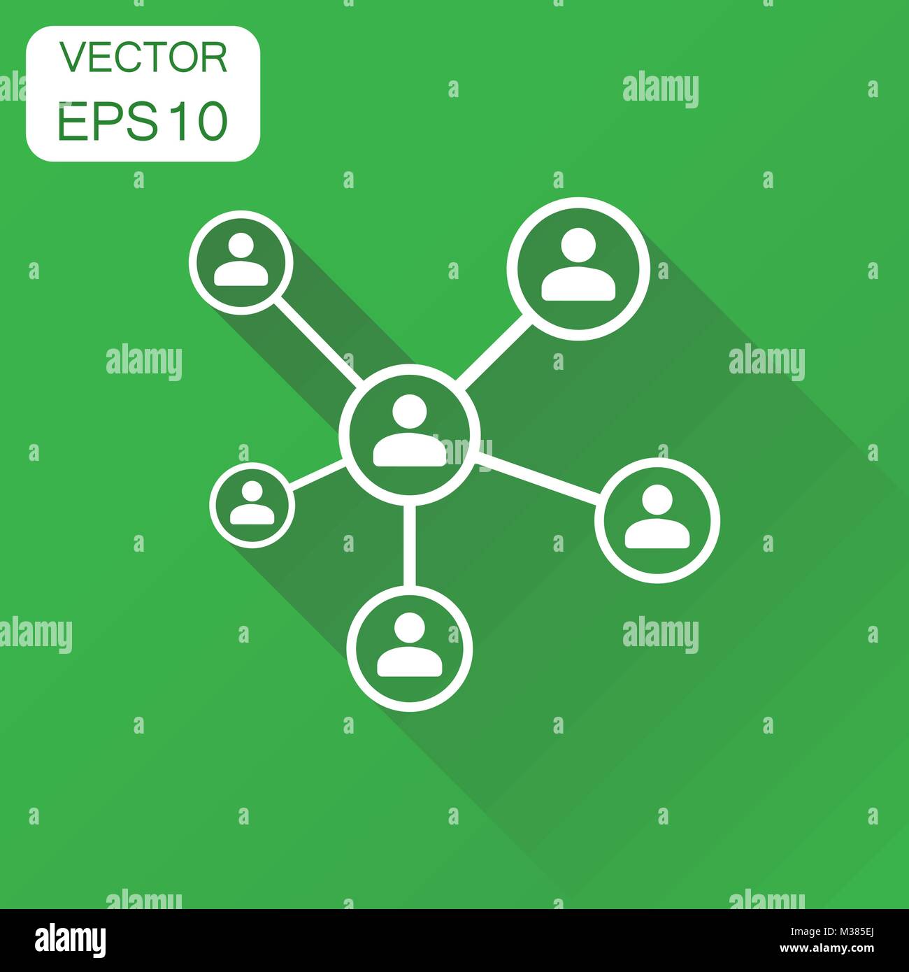 Network icon. Business concept people connection pictogram. Vector ...