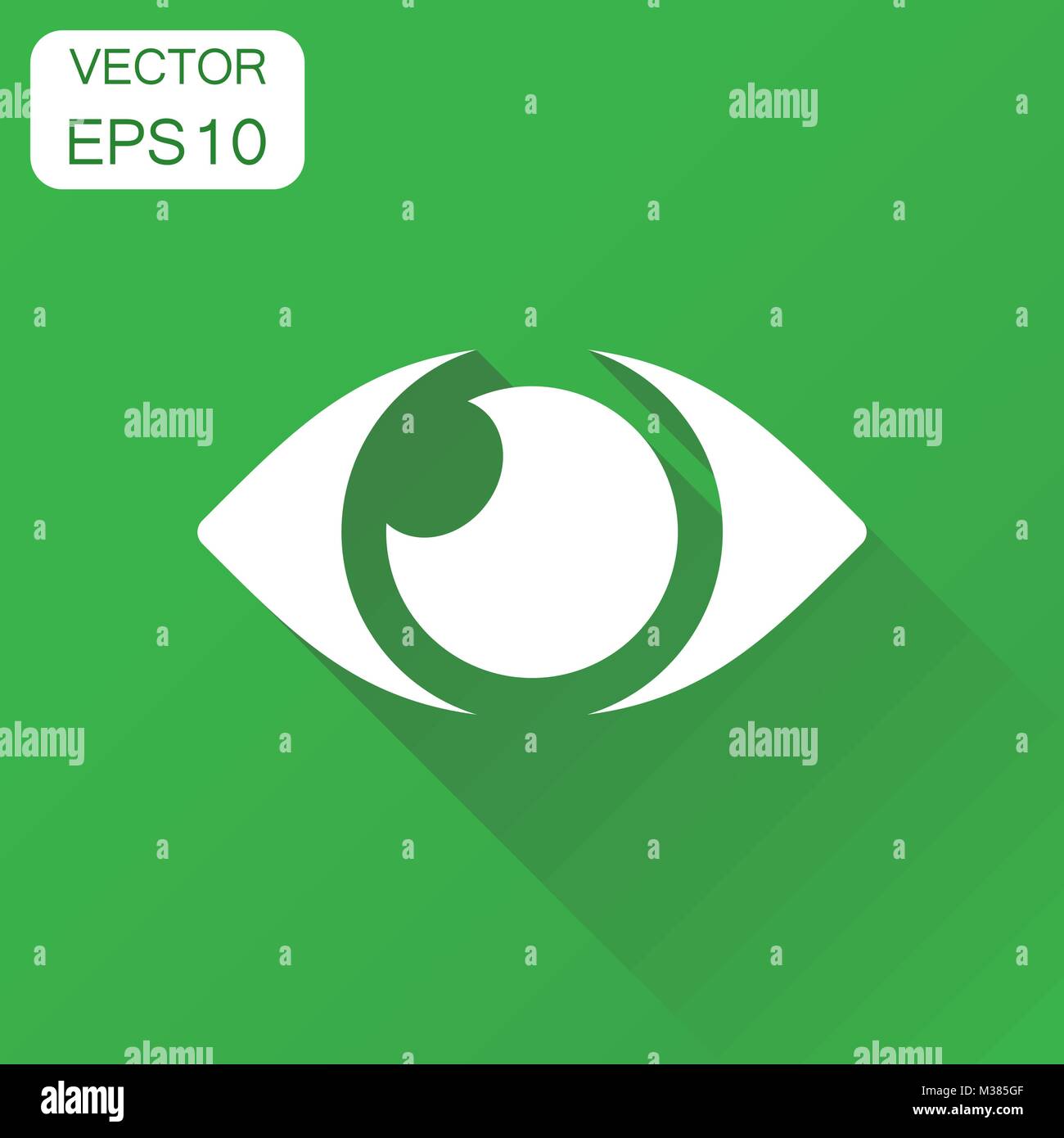 Eye icon. Business concept eyesight pictogram. Vector illustration on ...