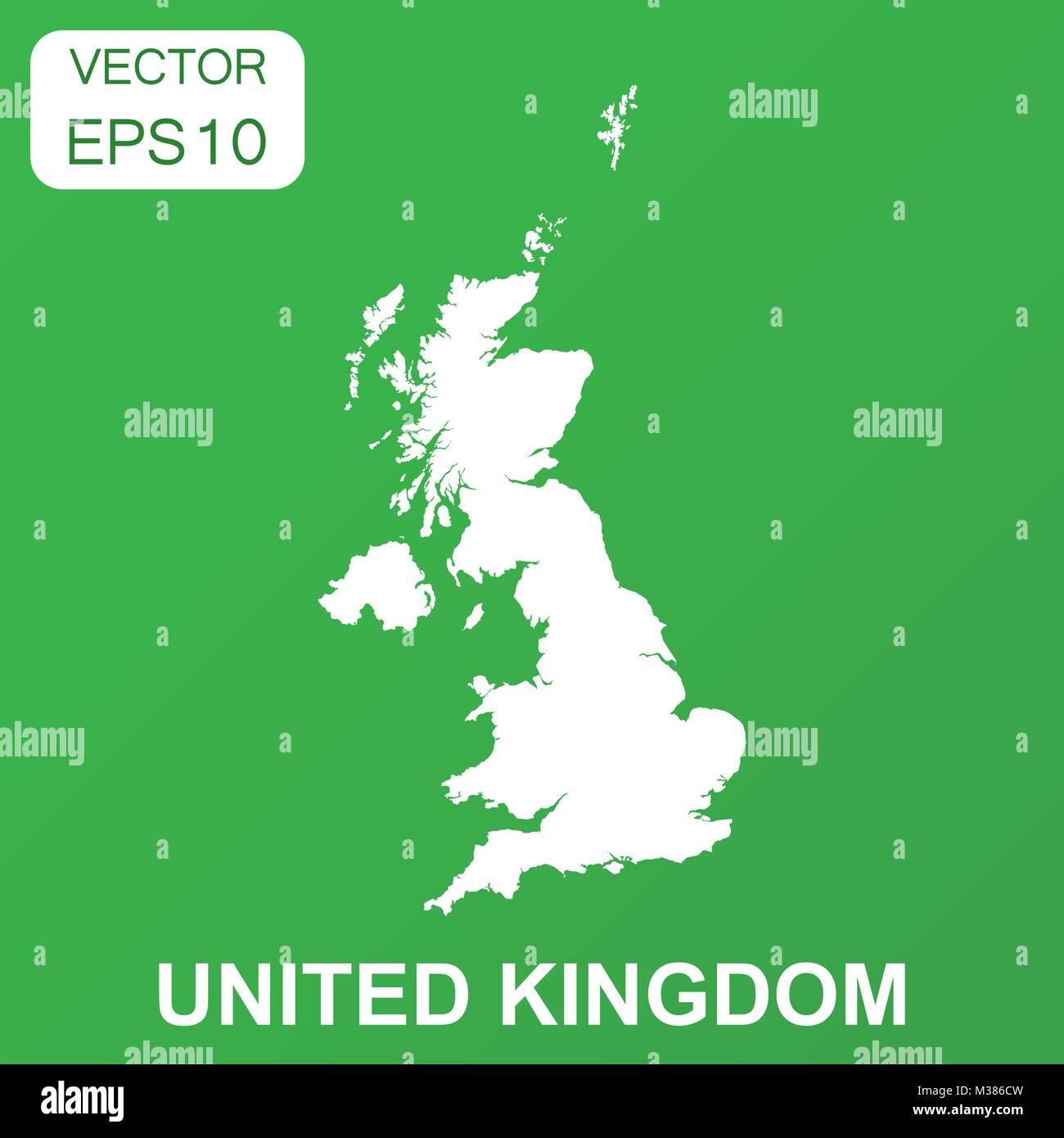 United Kingdom map icon. Business concept United Kingdom pictogram ...