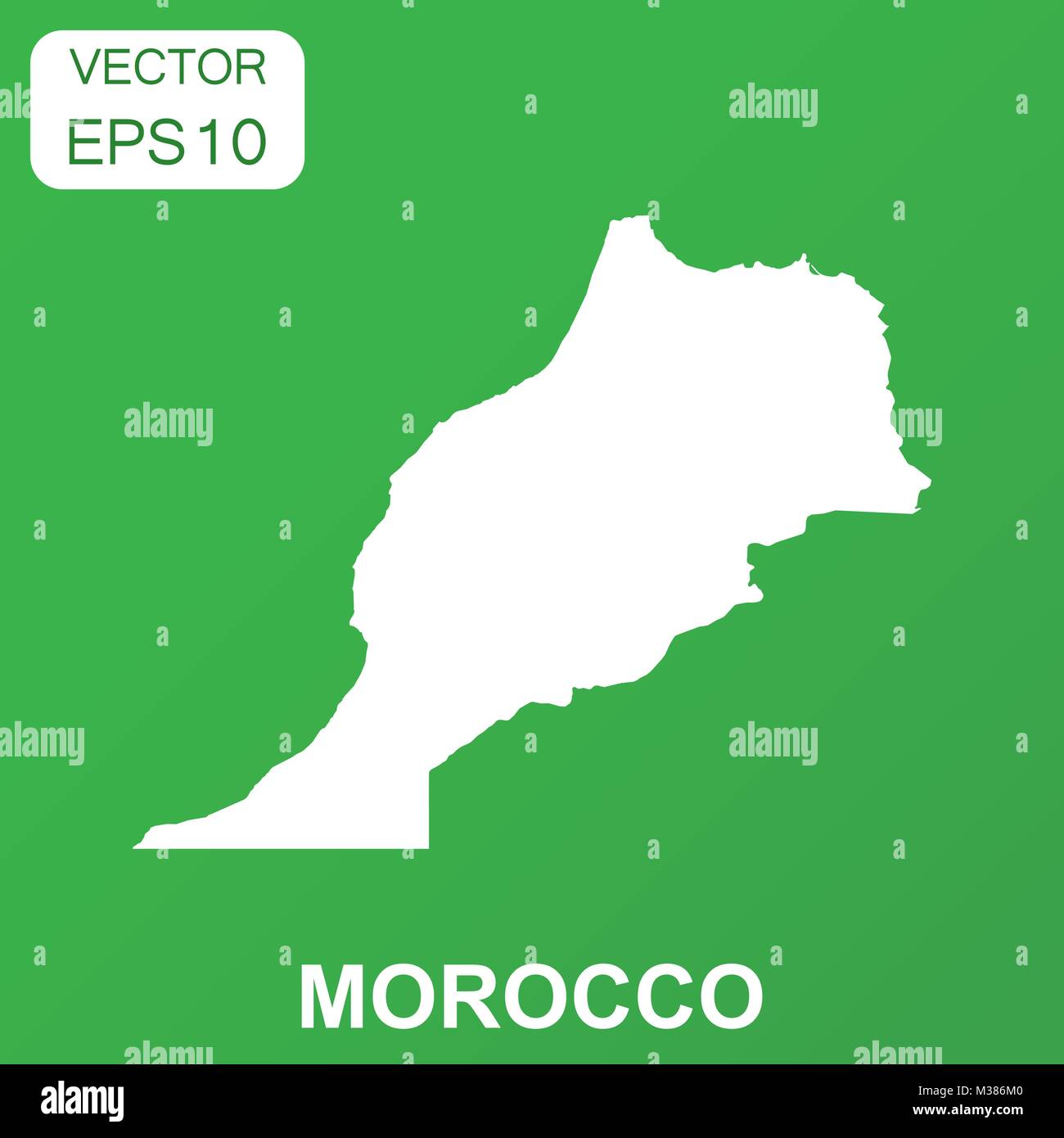 Morocco map icon. Business concept Morocco pictogram. Vector ... Morocco map icon. Business concept Morocco pictogram. Vector ...