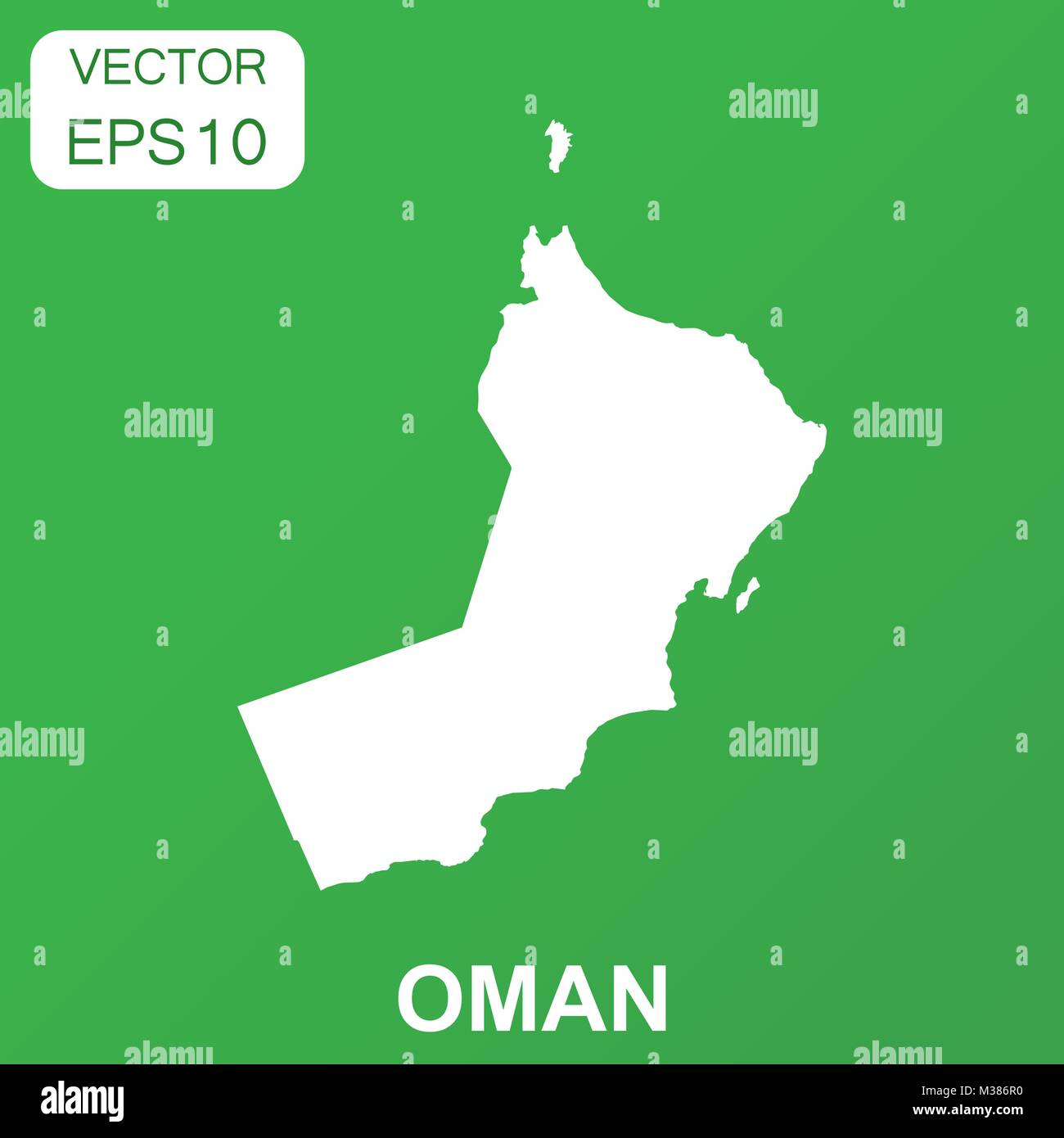 Oman map hi-res stock photography and images - Alamy