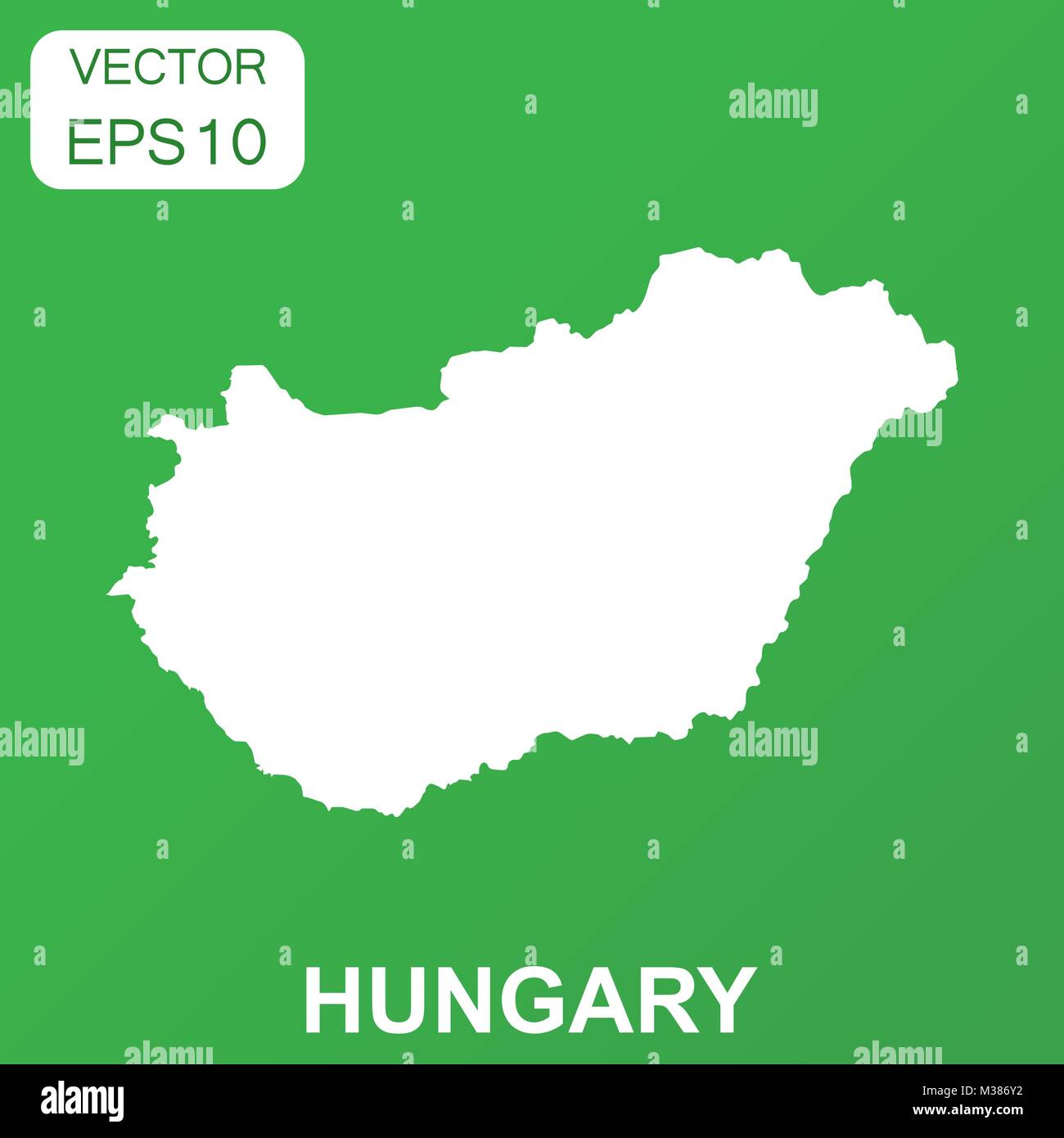 Hungary map icon. Business concept Hungary pictogram. Vector ... Hungary map icon. Business concept Hungary pictogram. Vector ...