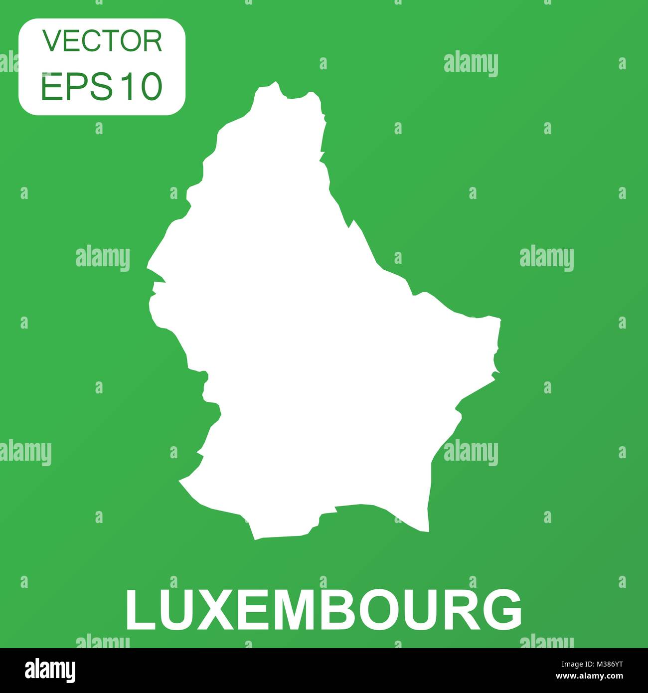 Luxembourg map icon. Business concept Luxembourg pictogram. Vector ...