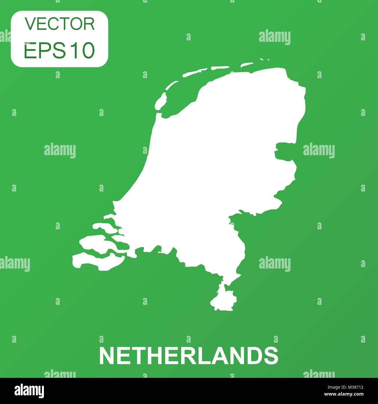 Netherlands map icon. Business concept Netherlands pictogram. Vector ...