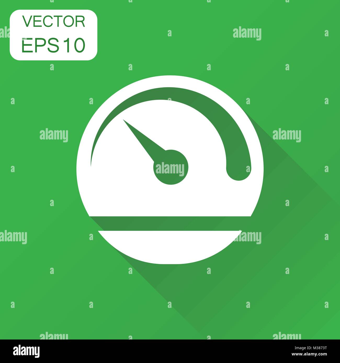 Dashboard icon. Business concept level meter speed pictogram. Vector ...