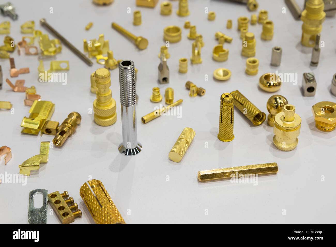 The electrical connecting metal parts ; selective focus Stock Photo - Alamy