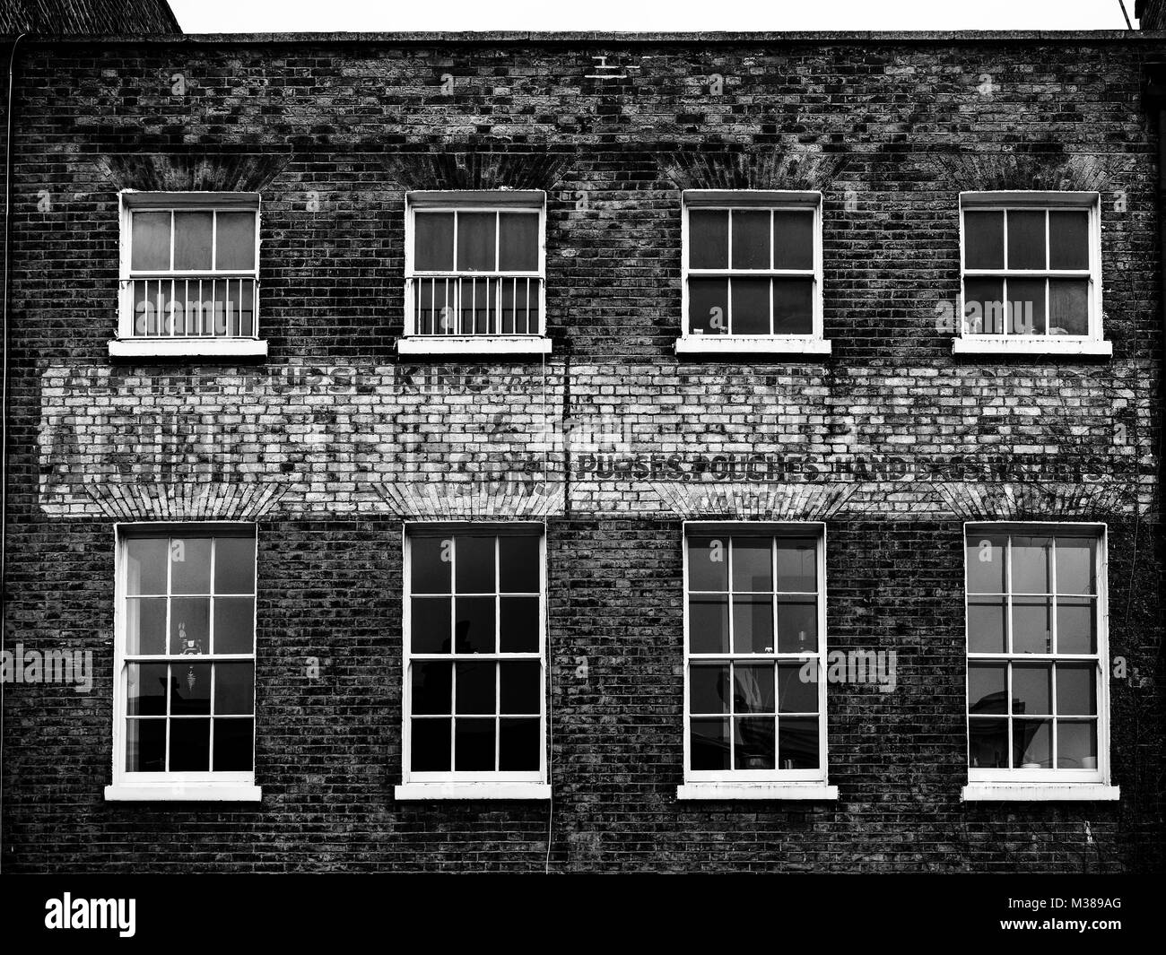 Ghost sign victorian building Black and White Stock Photos & Images - Alamy