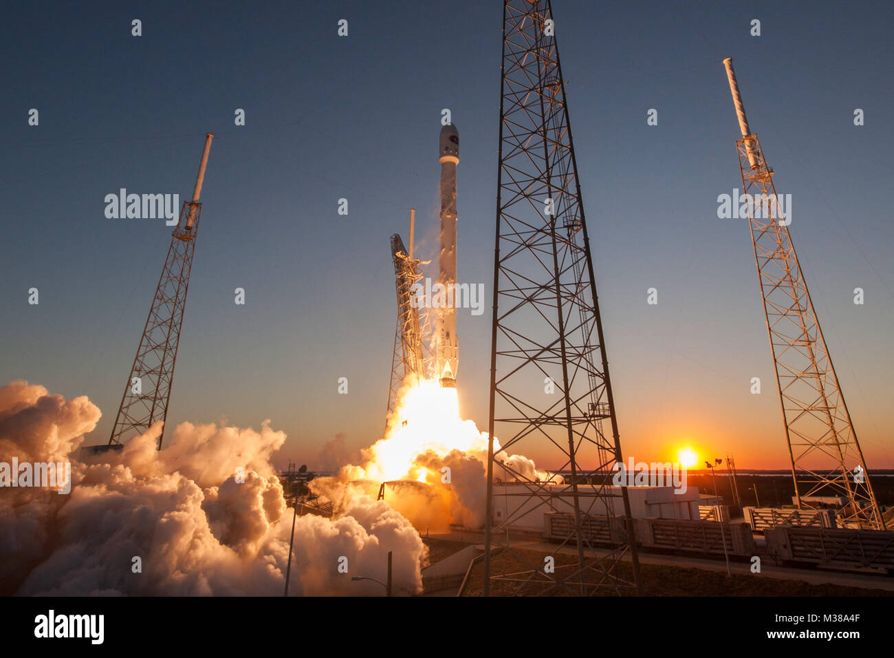 The Falcon 9 rocket successfully launched the DSCOVR satellite to ...