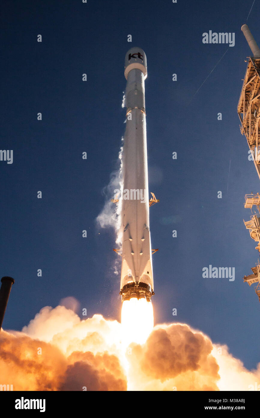 The Koreasat-5A communications satellite launched aboard SpaceX's ...