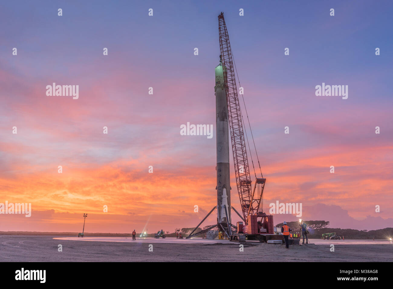 The Falcon 9 rocket’s first stage from a mission was successfully ...