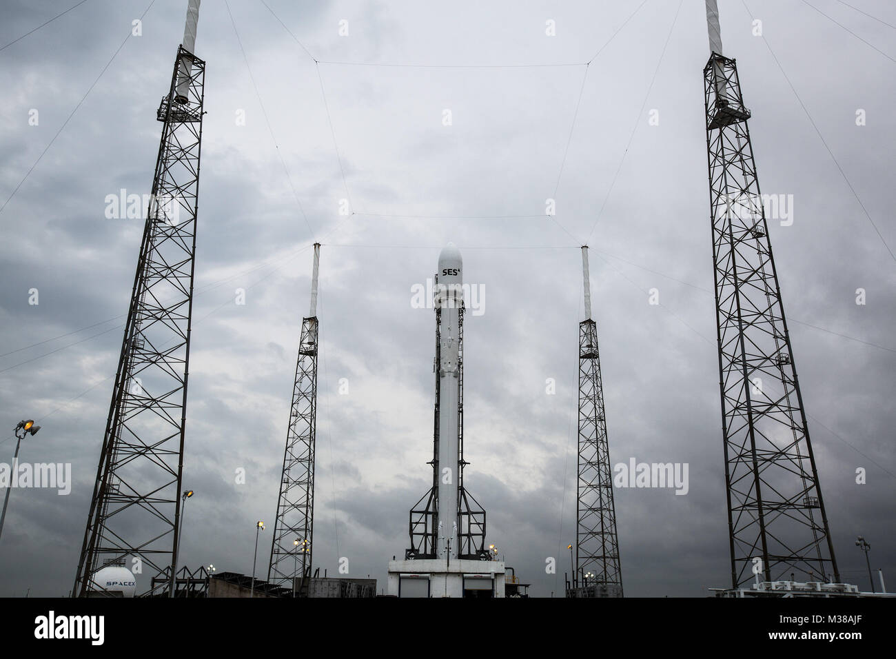 The SES-9 satellite was launched from Kennedy Space Center aboard a ...
