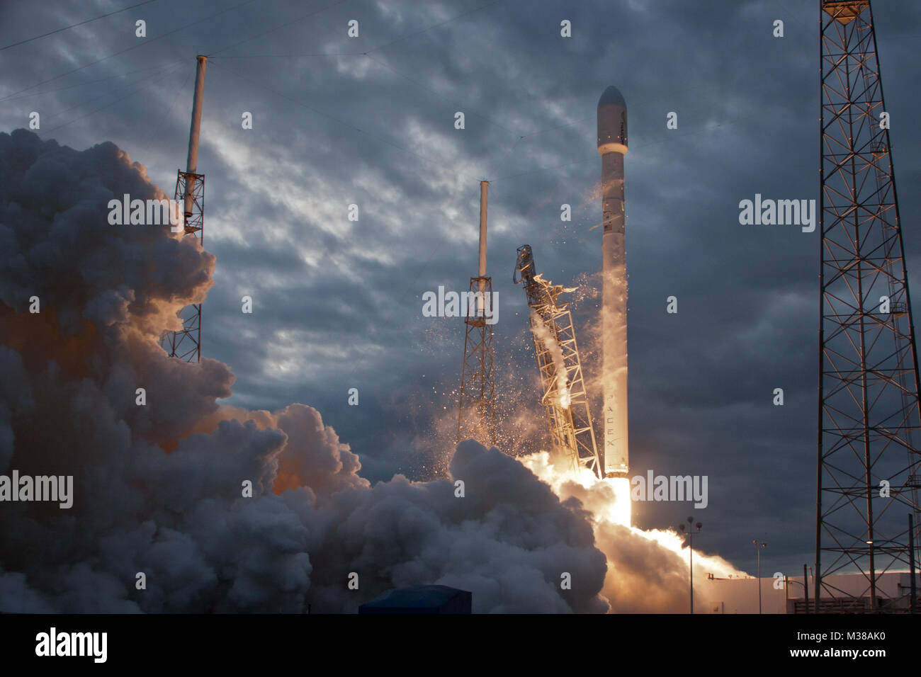 The THAICOM 6 communications satellite launched aboard SpaceX's Falcon ...