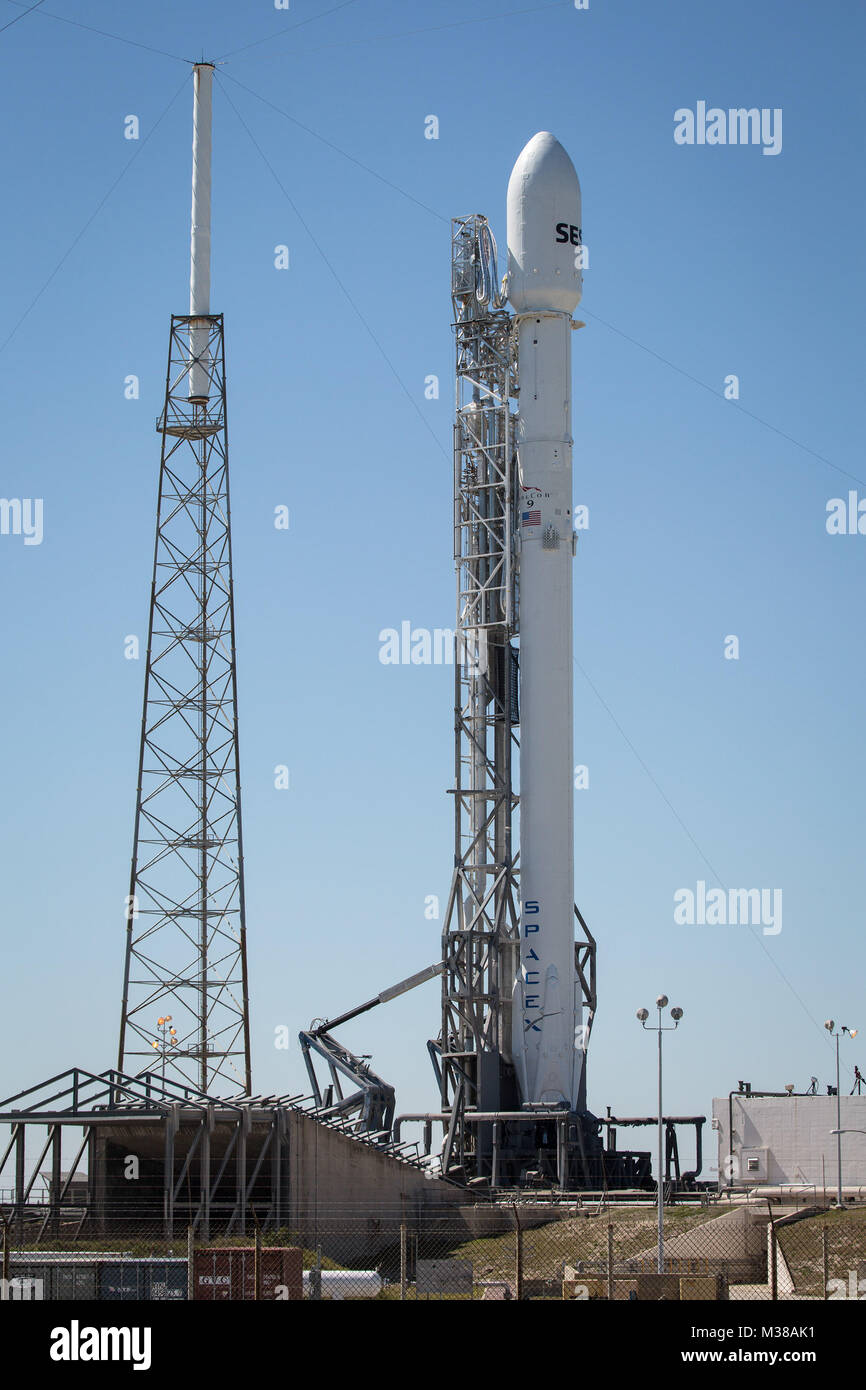The SES-9 communication satellite launched aboard SpaceX's Falcon ...