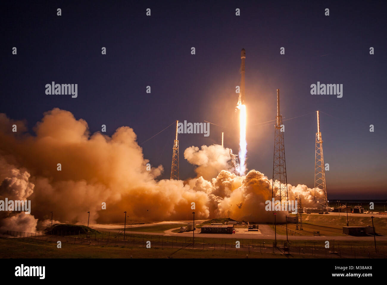 SpaceX launched the SES-9 communications satellite using the Falcon 9 ...