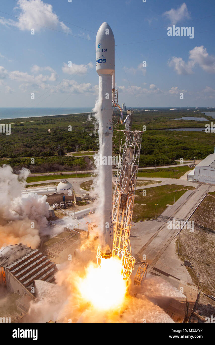 The Eutelsat ABS satellite was launched from Kennedy Space Center ...