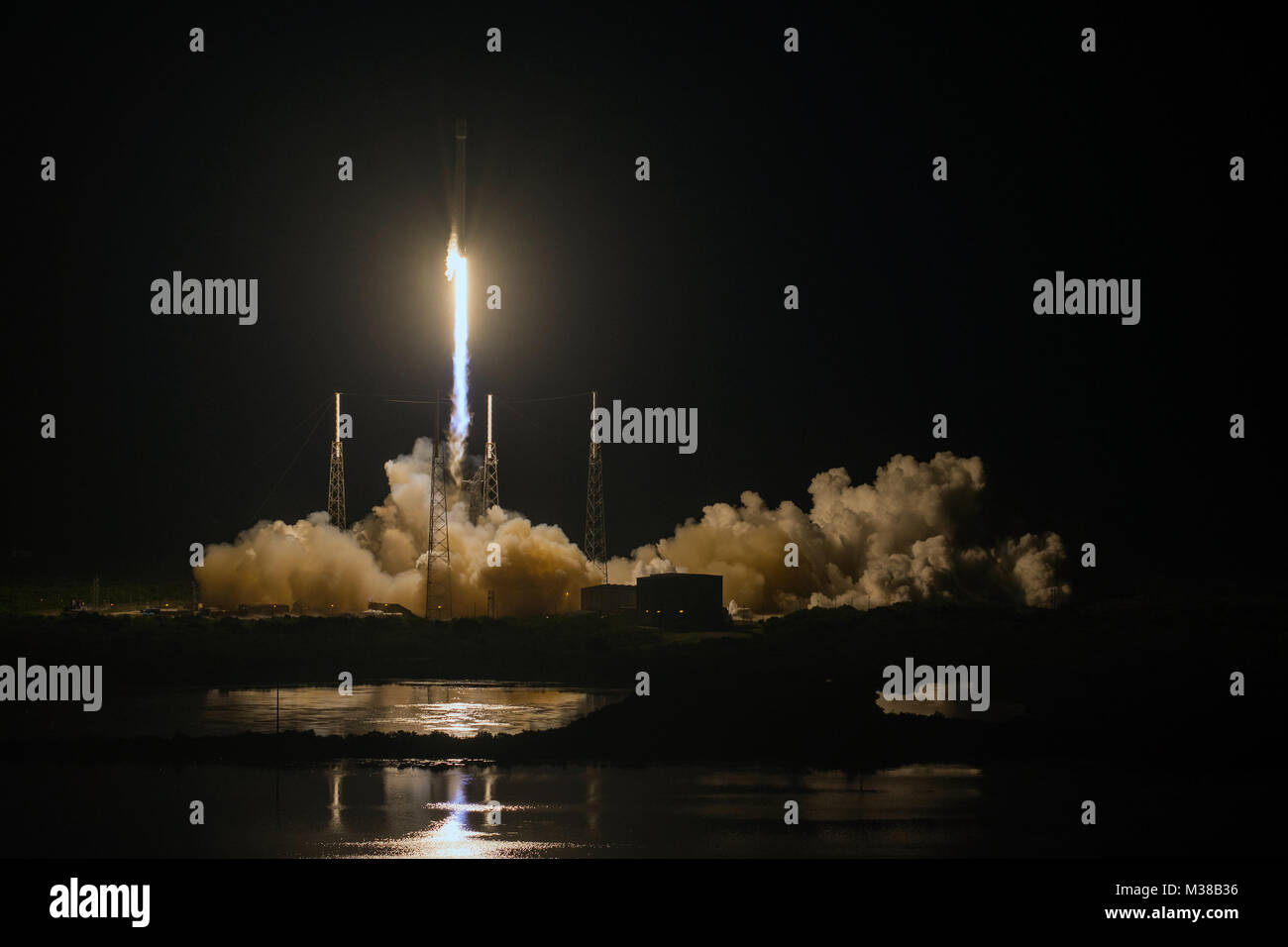 The JCSAT-16 mission, launched by SpaceX from Kennedy Space Center ...