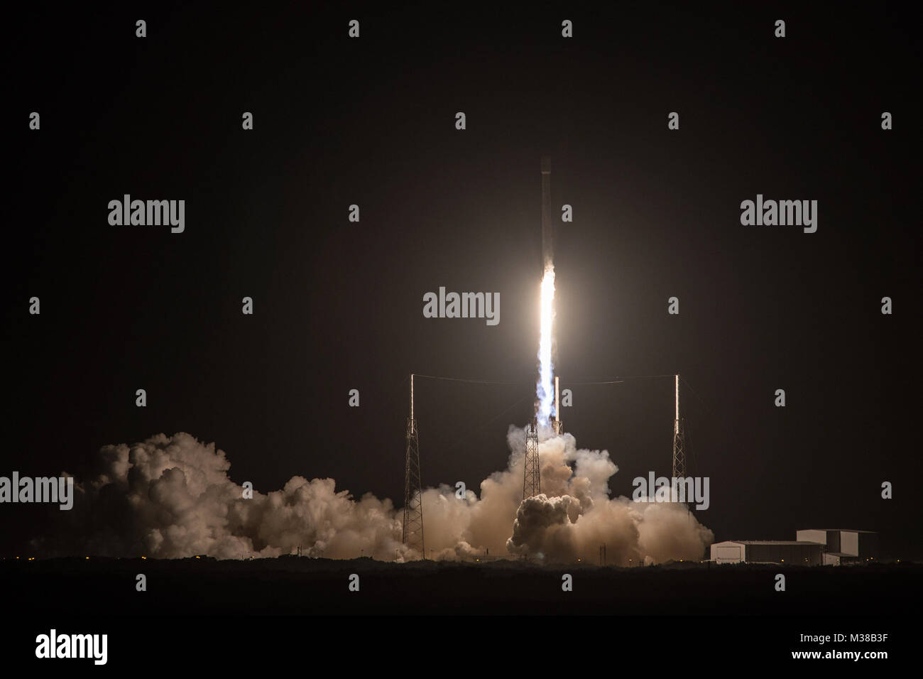 The JCSAT-16 mission, launched aboard a Falcon rocket with a Dragon ...