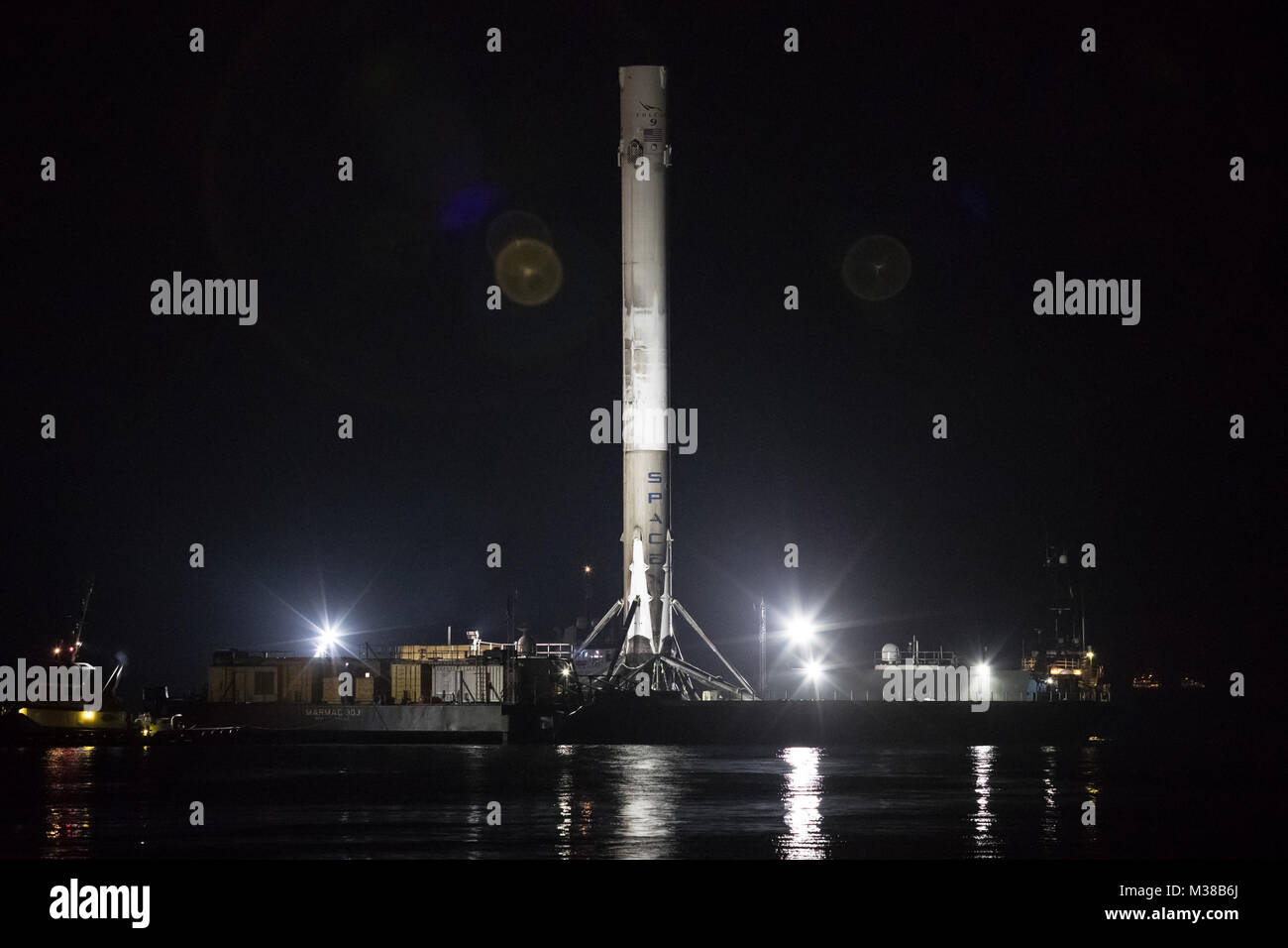 Following the Iridium-1 launch, SpaceX successfully landed the Falcon ...