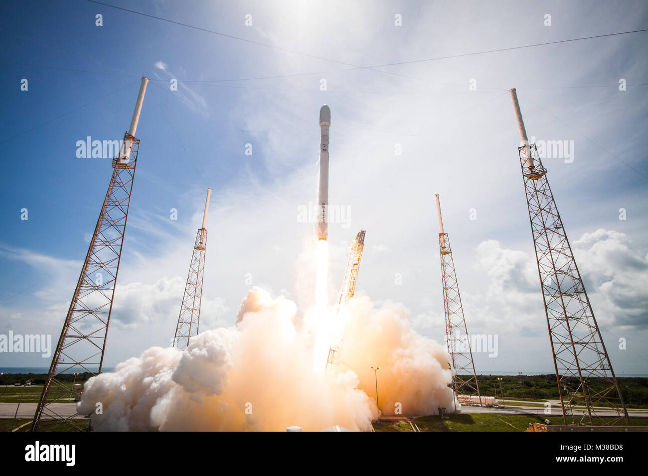 The ORBCOMM mission utilized SpaceX's Falcon rocket to launch payloads ...