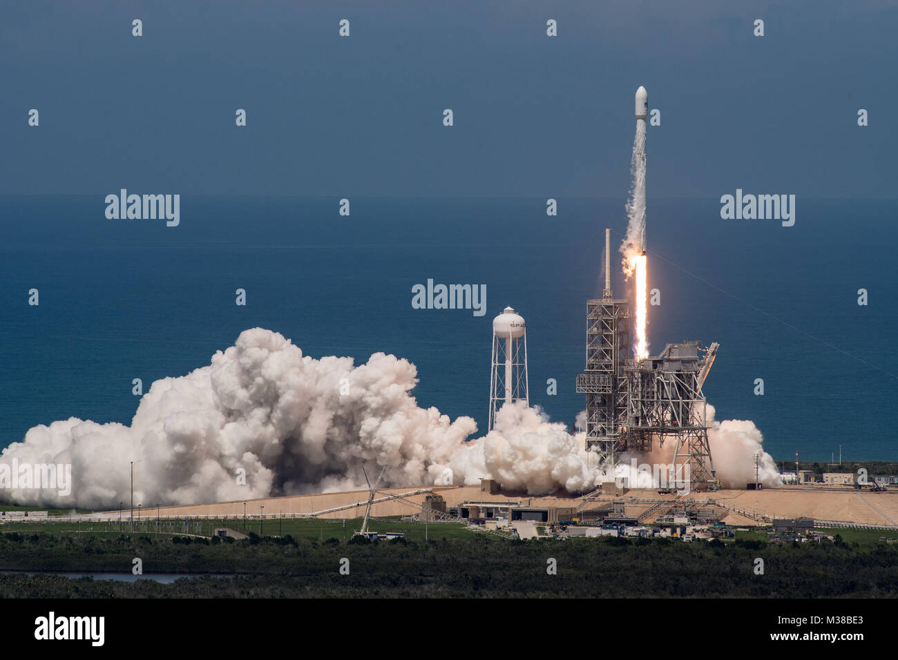 The BulgariaSat-1 communications satellite launched aboard a SpaceX ...