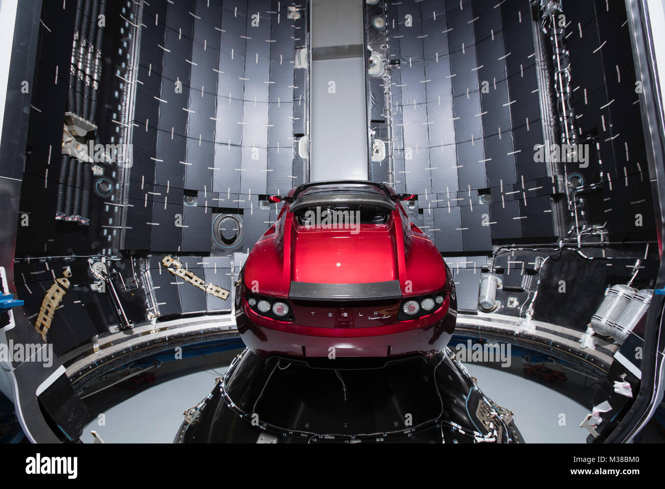 The Falcon Heavy Demo Mission launched from Kennedy Space Center ...