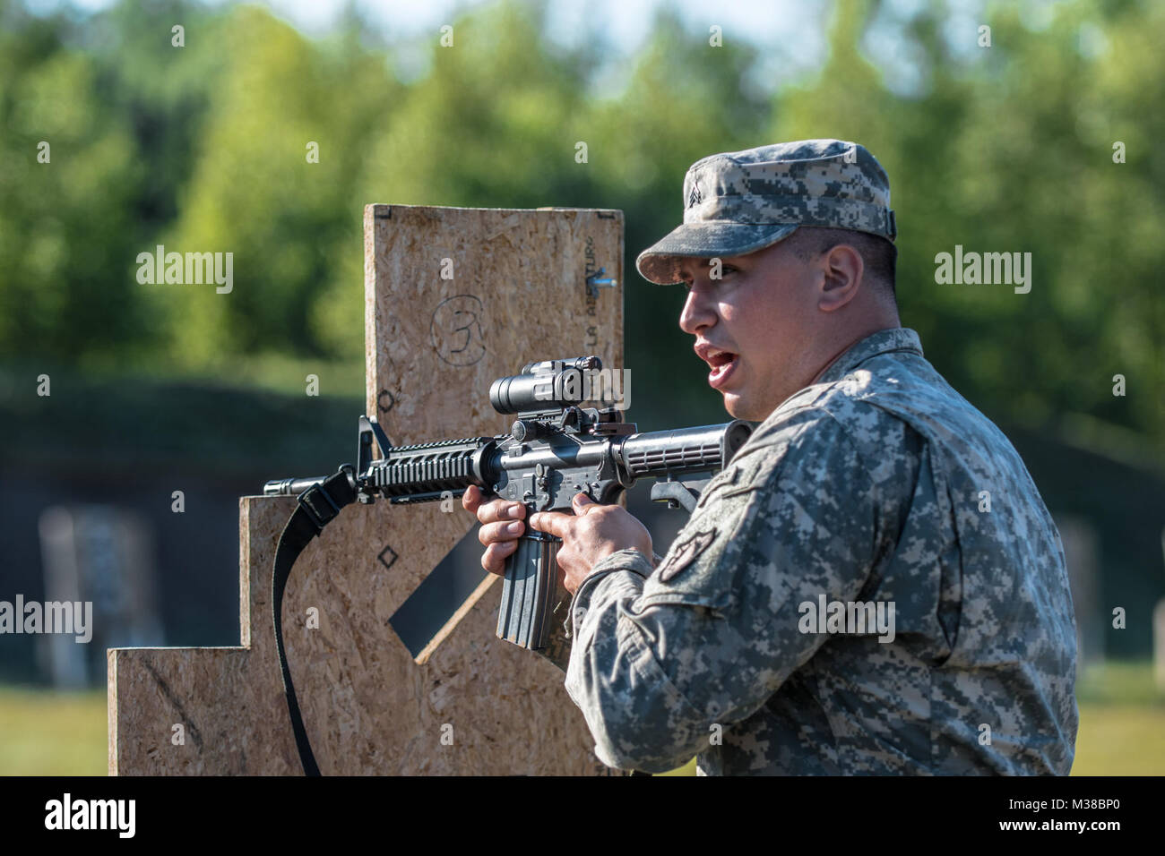 Sgt. Tyler Smithgall a combat engineer with the 251st Engineer Company ...
