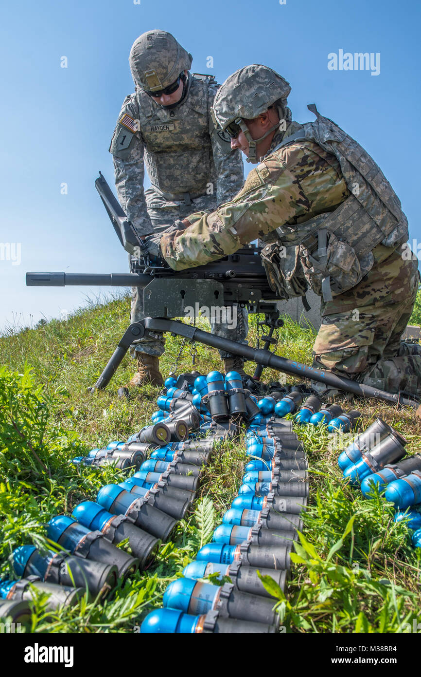 Sgt. 1st Class Jashaab Leland and Staff Sgt. Thomas Hayden, combat ...