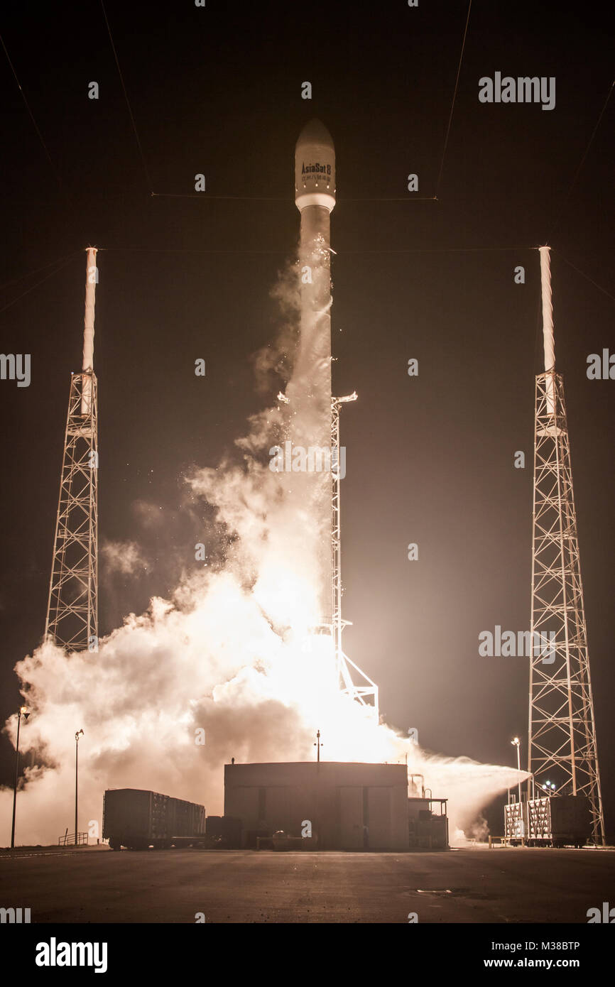 The ASIASAT 8 mission launched from Kennedy Space Center's Launch Pad ...