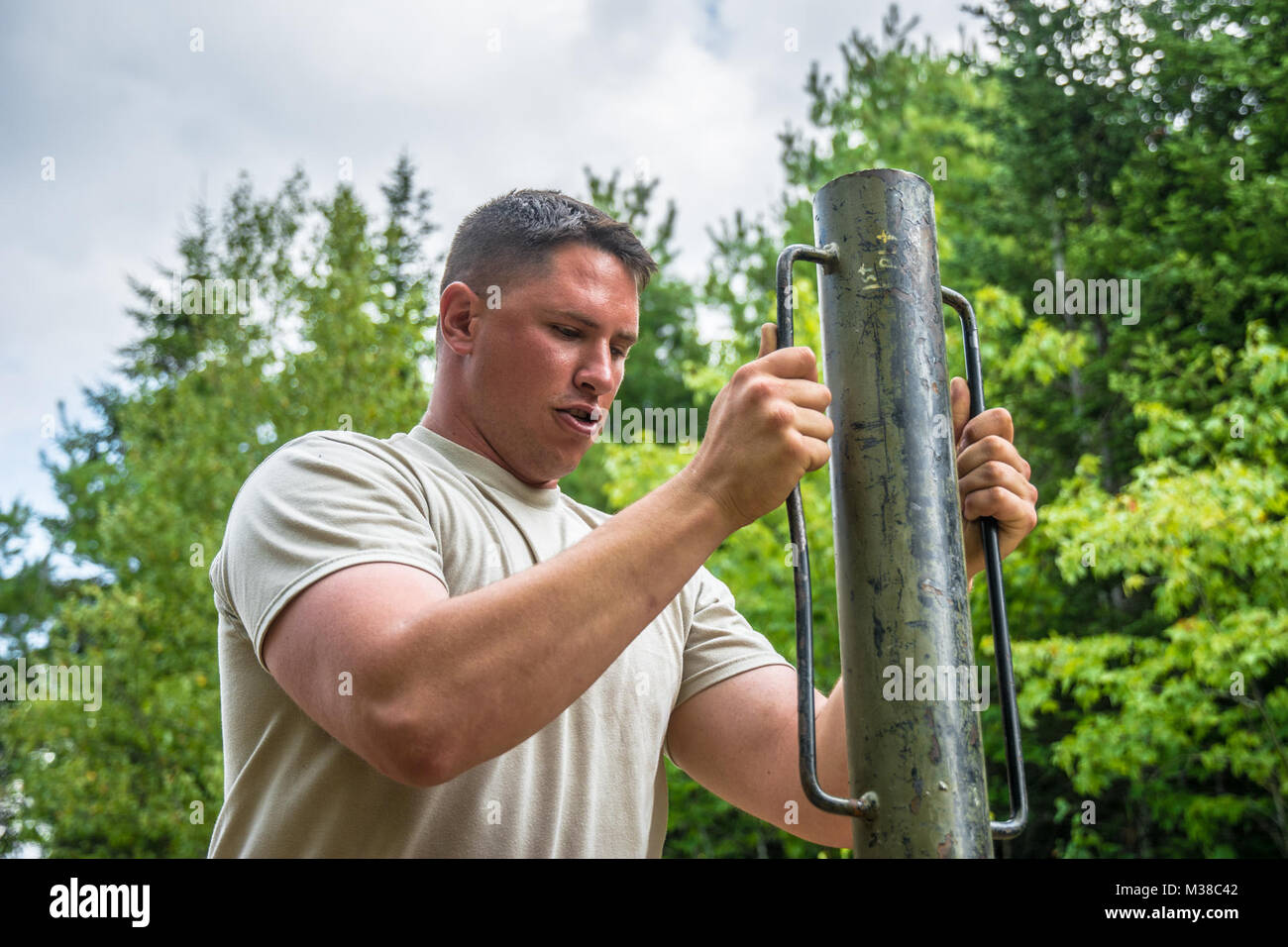 Sgt. Tyler Smithgall, a combat engineer with the 251st Engineer Company ...