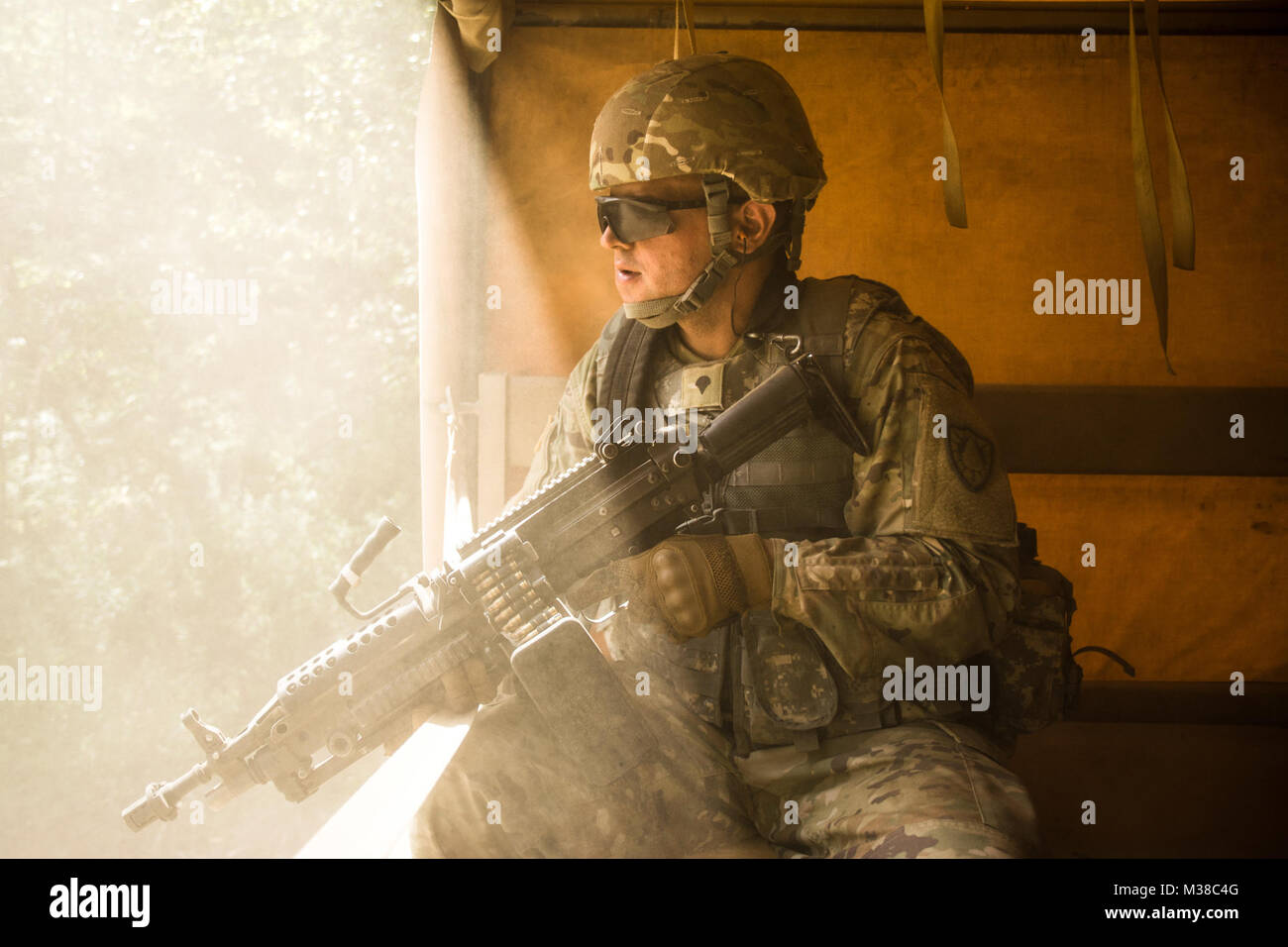 Spc. Ben Pasquarello a combat engineer with the 251st Engineer Company ...